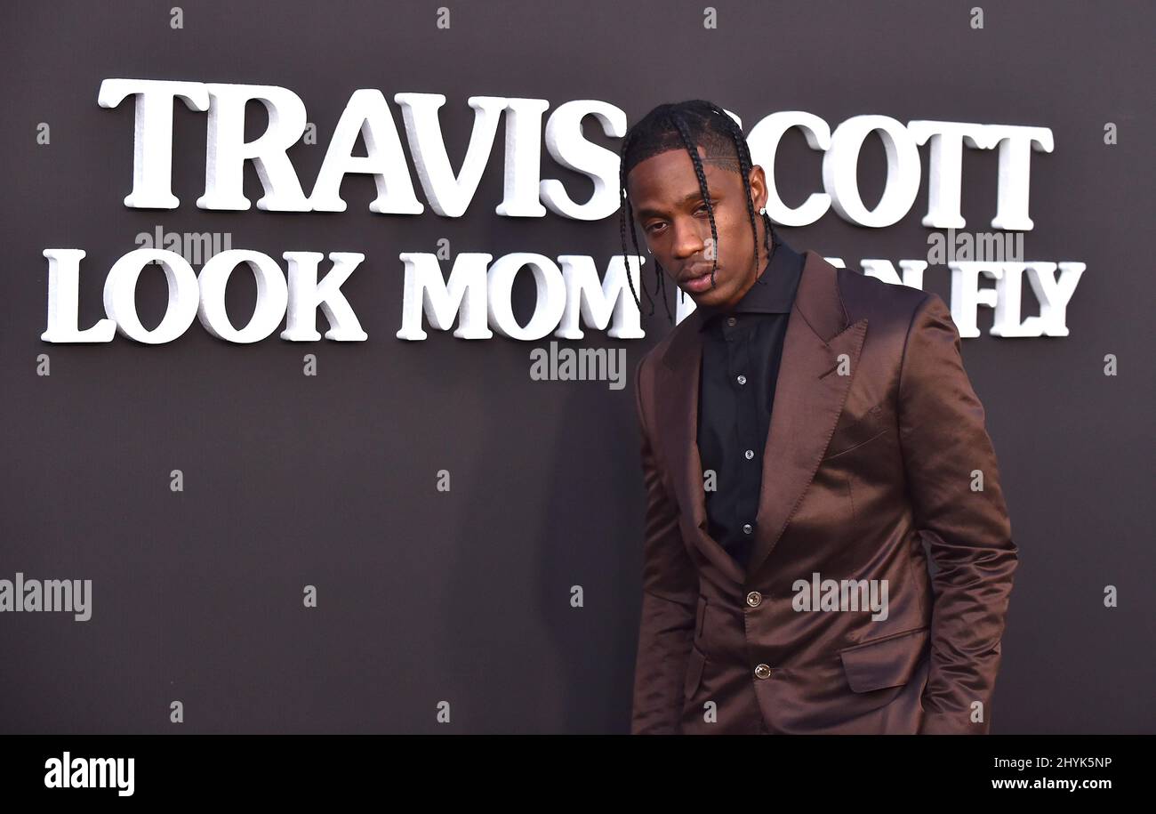 Travis Scott arriving to the Netflix' Premiere 'Travis Scott: Look Mom ...