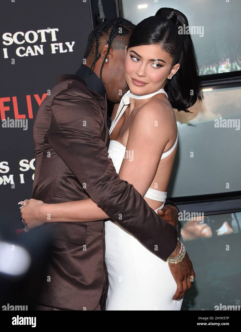 Travis Scott and Kylie Jenner arriving to the Netflix' Premiere 'Travis ...