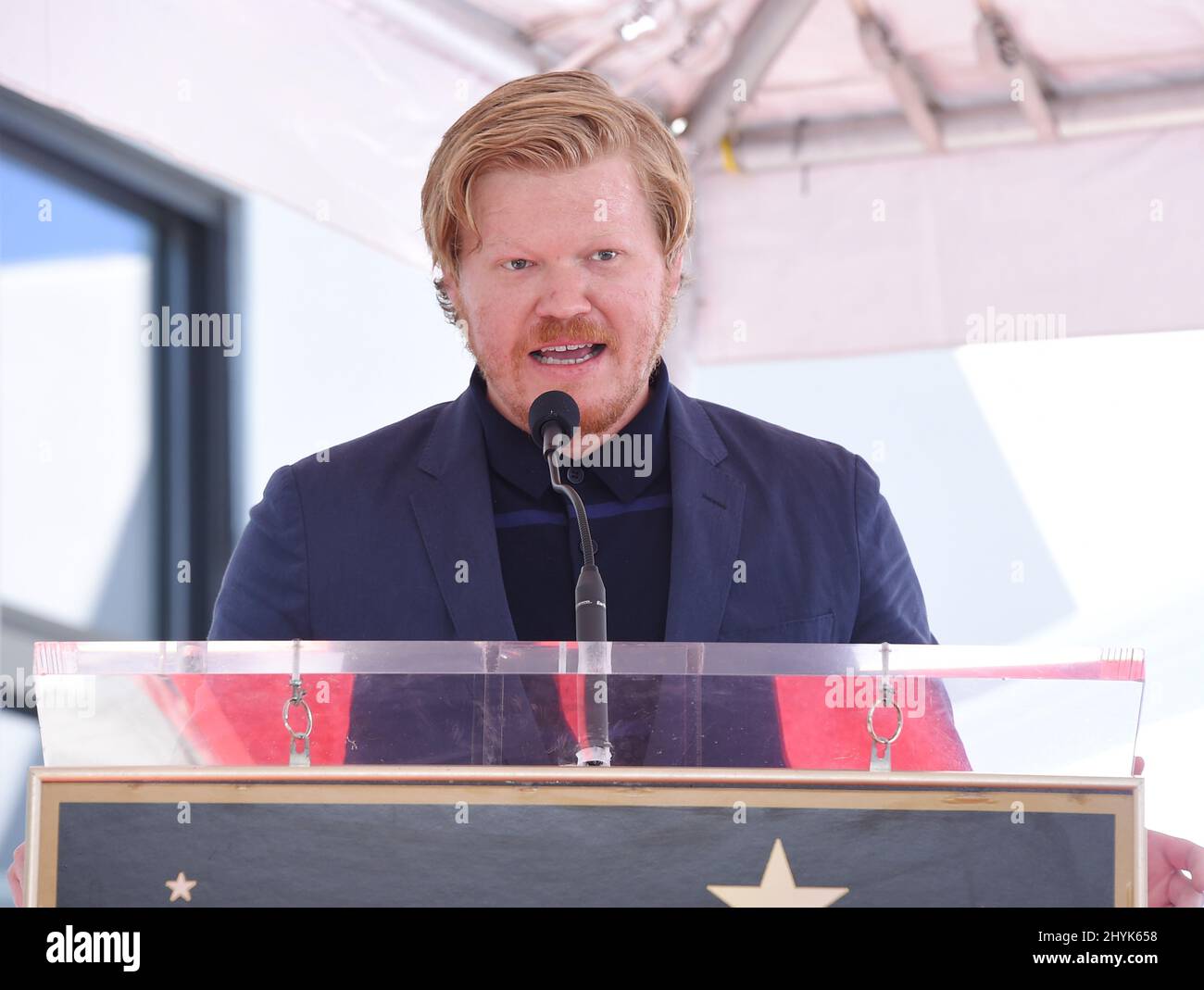 Jesse Plemons at Kirsten Dunst's Hollywood Walk of Fame star ceremony ...