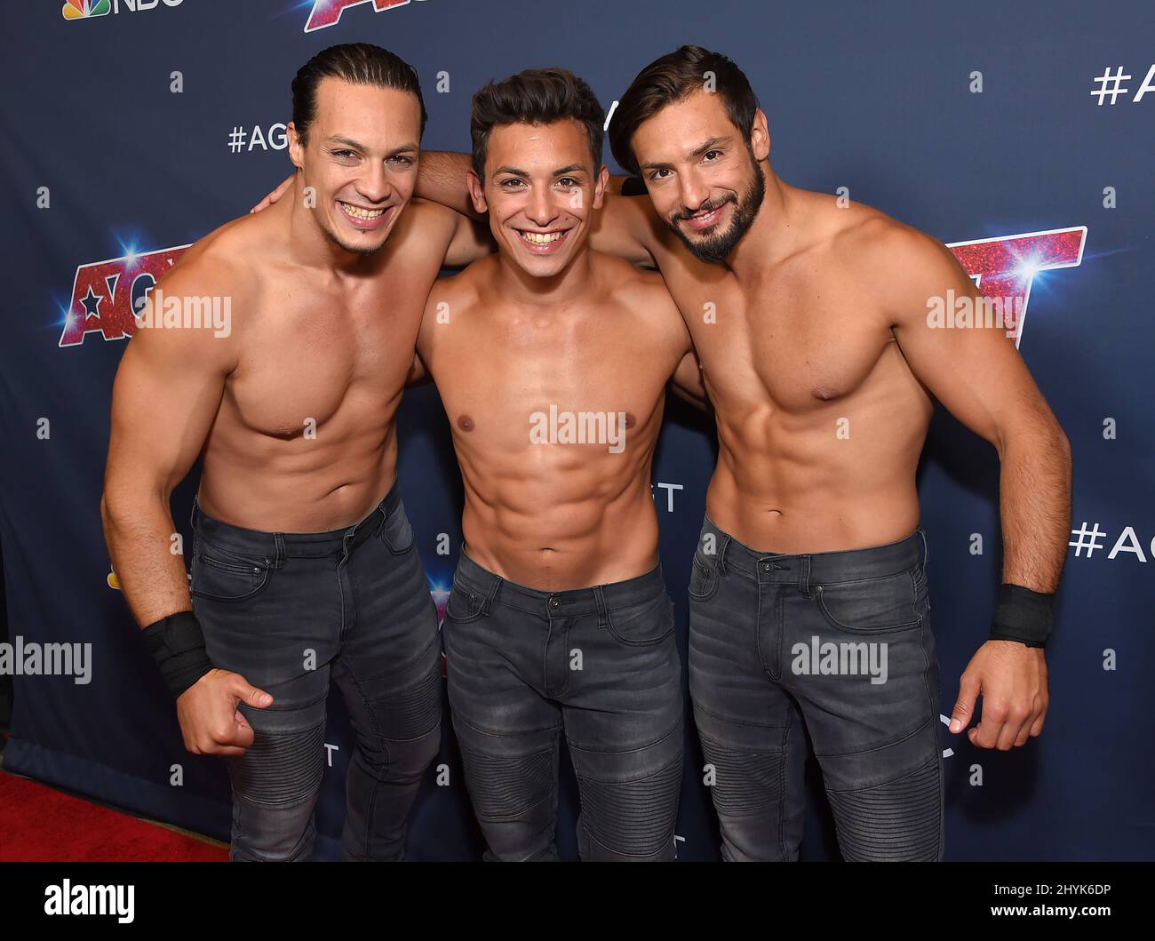 Messoudi Brothers arriving to the 'America's Got Talent' Semi Finals at ...