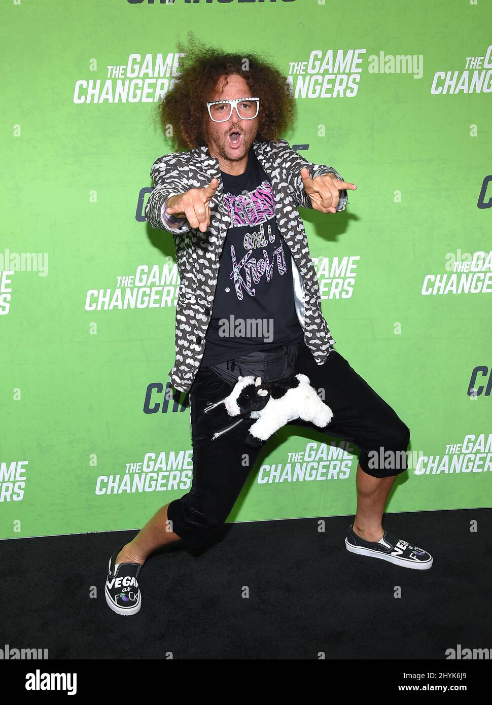 Redfoo arriving to the 'The Game Changers' Los Angeles Premiere at the ...