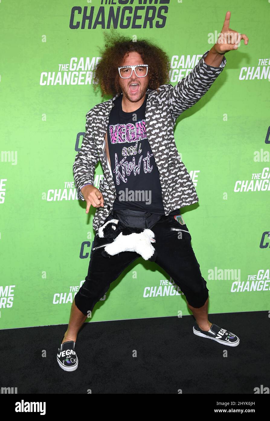 Redfoo arriving to the 'The Game Changers' Los Angeles Premiere at the ...