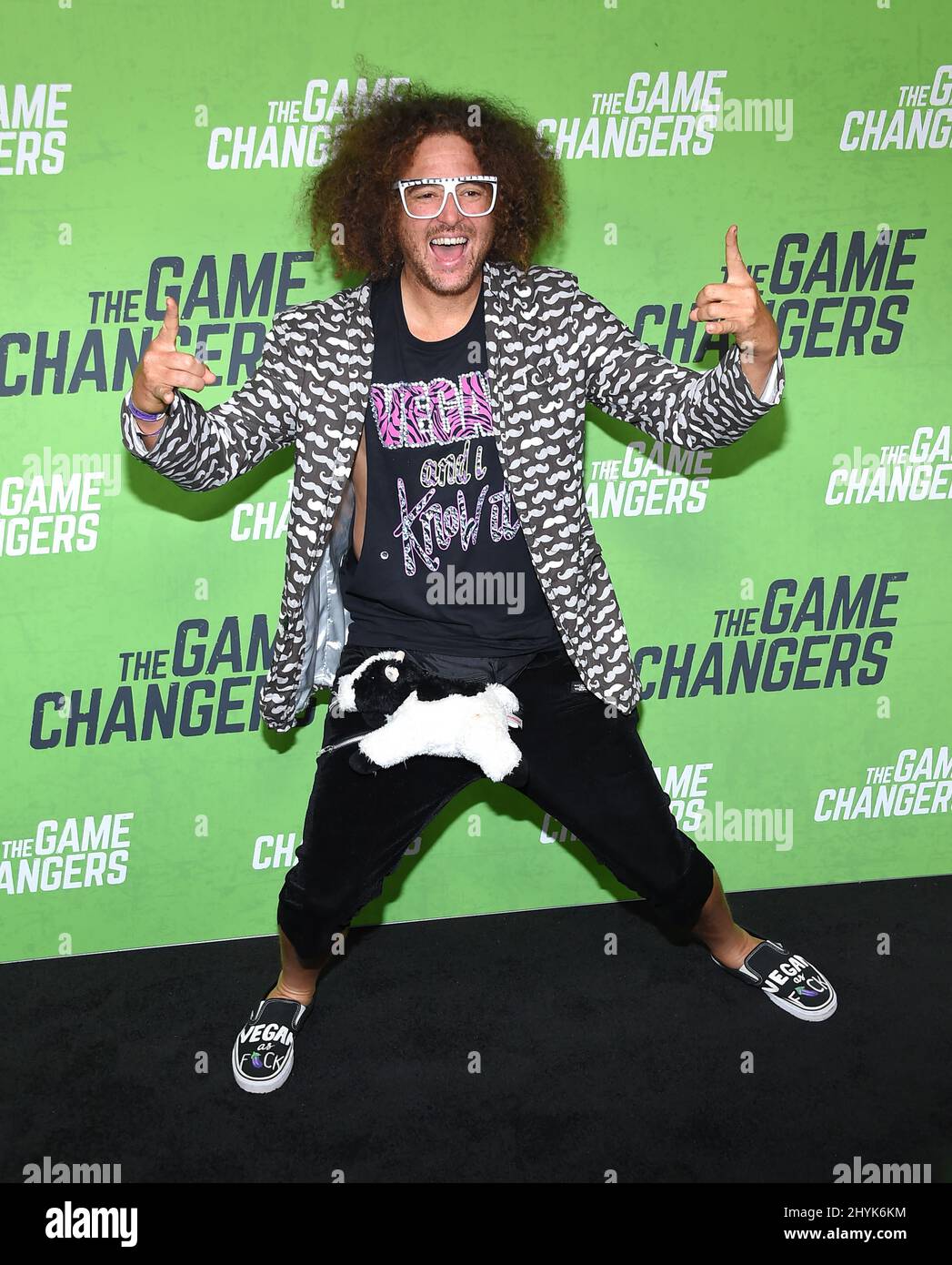 Redfoo arriving to the 'The Game Changers' Los Angeles Premiere at the ...