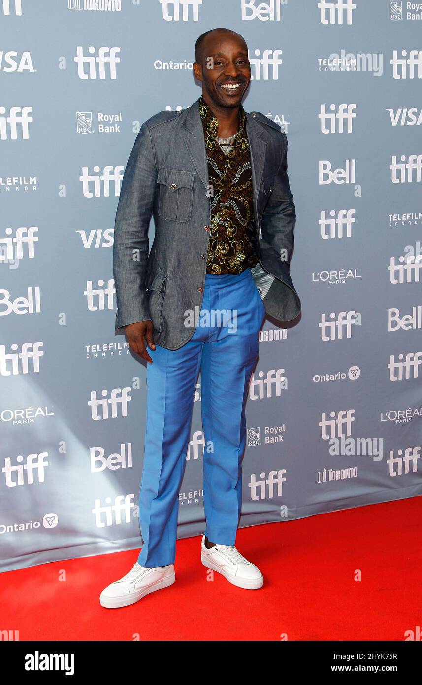 Rob Morgan arriving at the press conference for "Just Mercy" during the ...