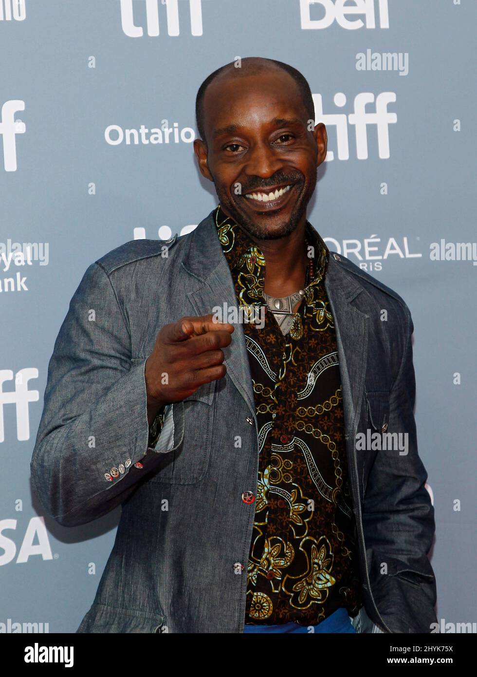 Rob Morgan arriving at the press conference for "Just Mercy" during the ...