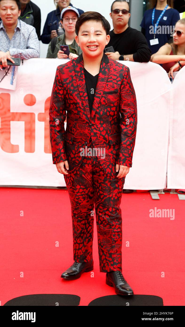 Albert Tsai at the premiere of "Abominable" during the 2019 Toronto ...