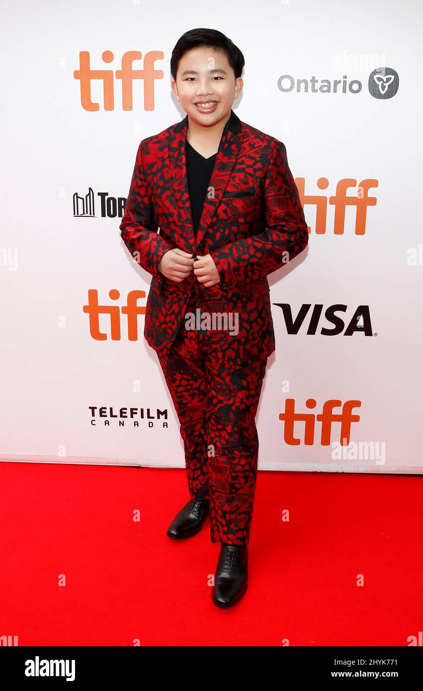 Albert Tsai at the premiere of "Abominable" during the 2019 Toronto ...