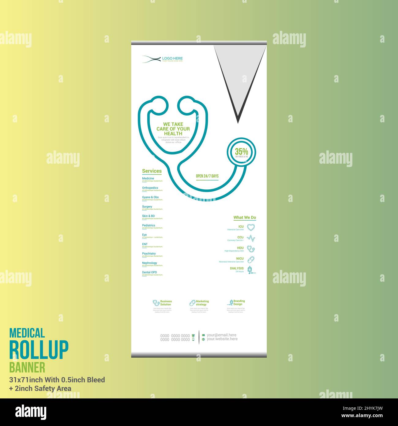 Medical roll up hi-res stock photography and images - Alamy