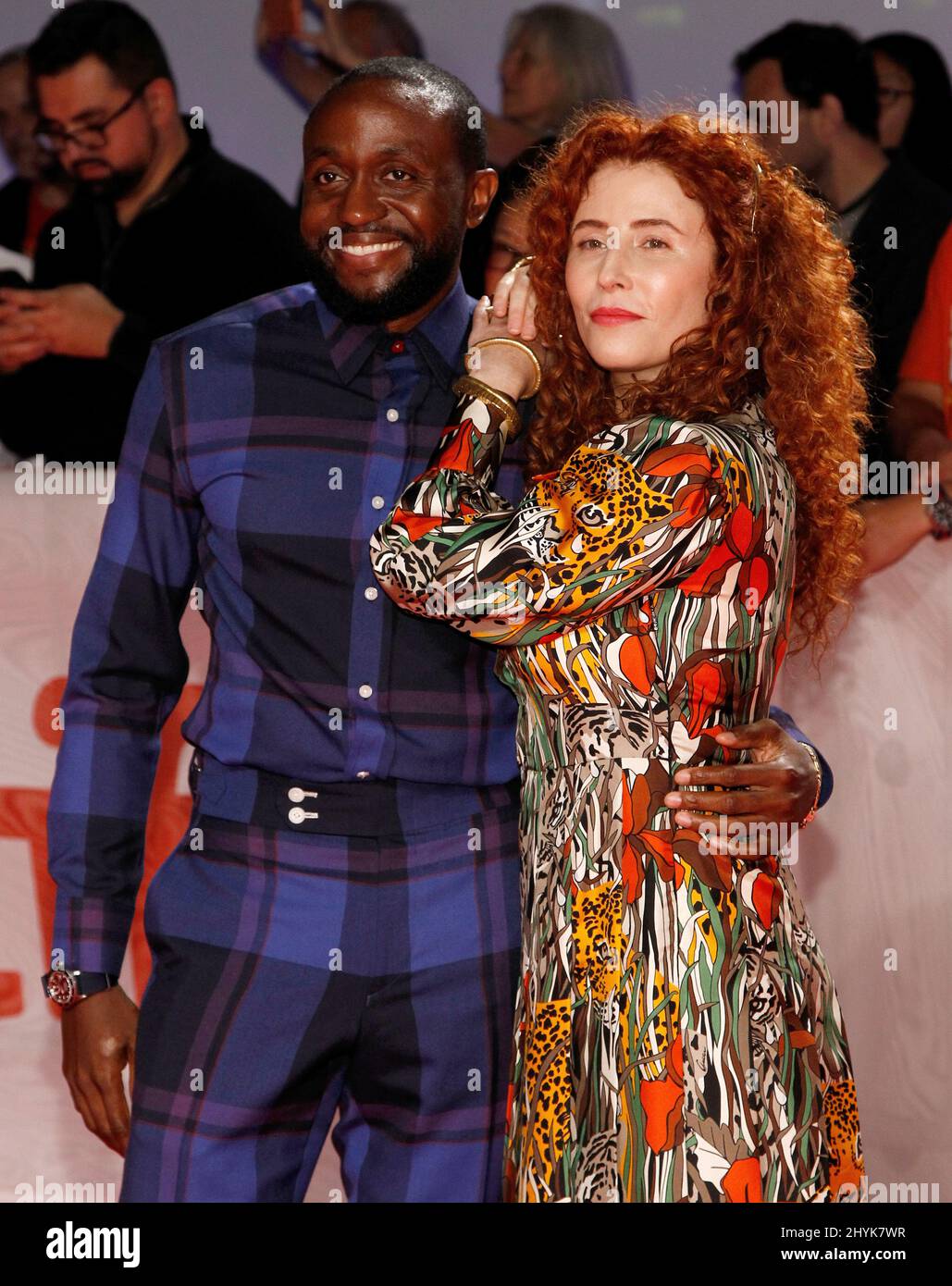 Byron Bowers and Alma Har'el arrives at the premiere of "Honey Boy ...