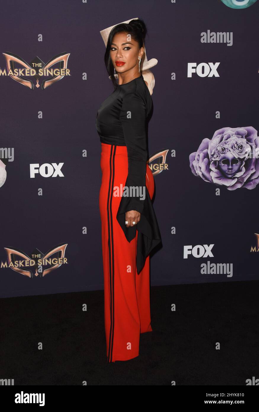 Nicole Scherzinger arriving to the 'The Masked Singer' Season 2 ...