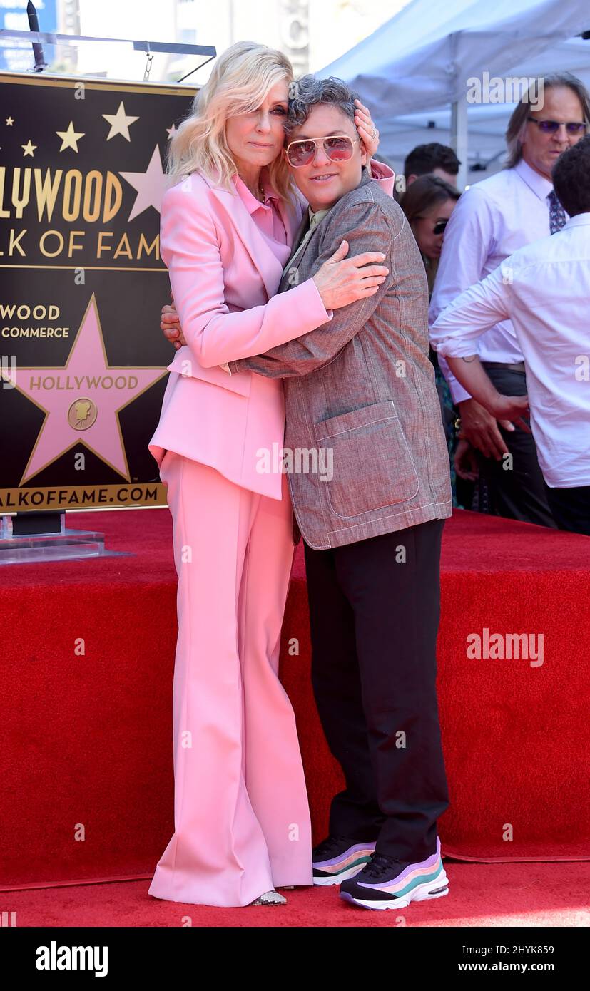 Judith Light with Jill Soloway at her Hollywood Walk of Fame star ...