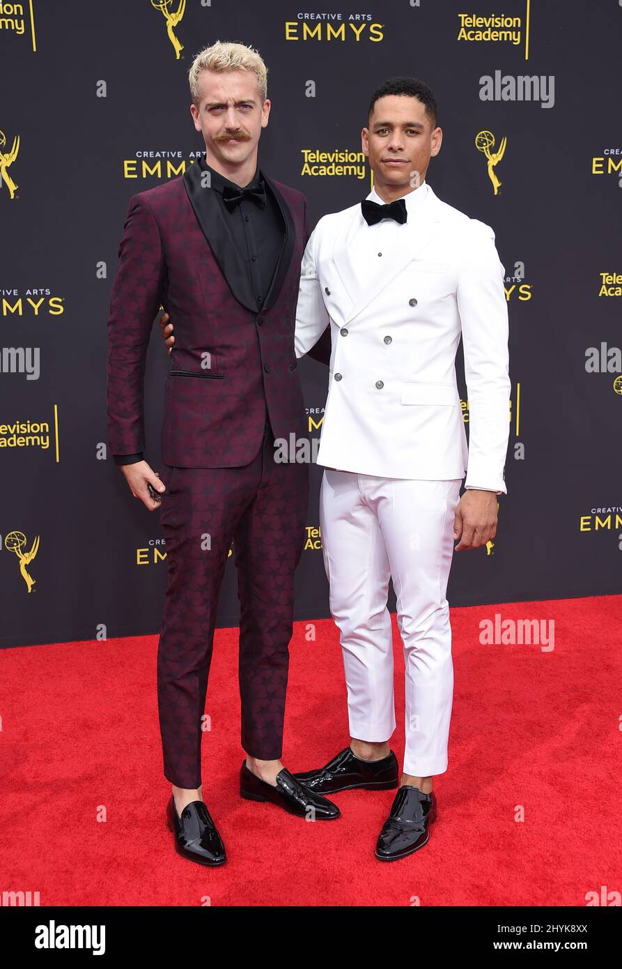 Charlie Barnett and Drew Bender at the 2019 Creative Arts Emmy Awards ...