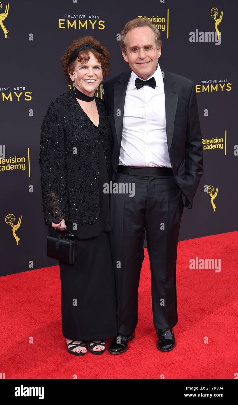 Peter McNichol and Marsue McNichol at the 2019 Creative Arts Emmy ...