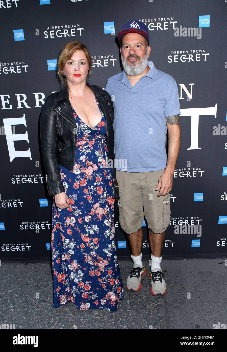 Amber Tamblyn & David Cross attending the Derren Brown: Secret Broadway ...