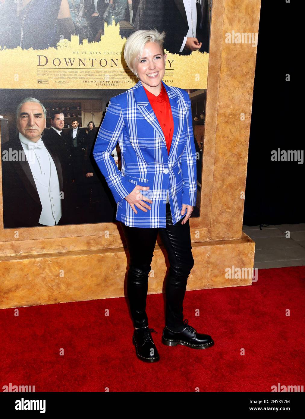 Hannah Hart attending the Downton Abbey Premiere held at Alice Tully ...