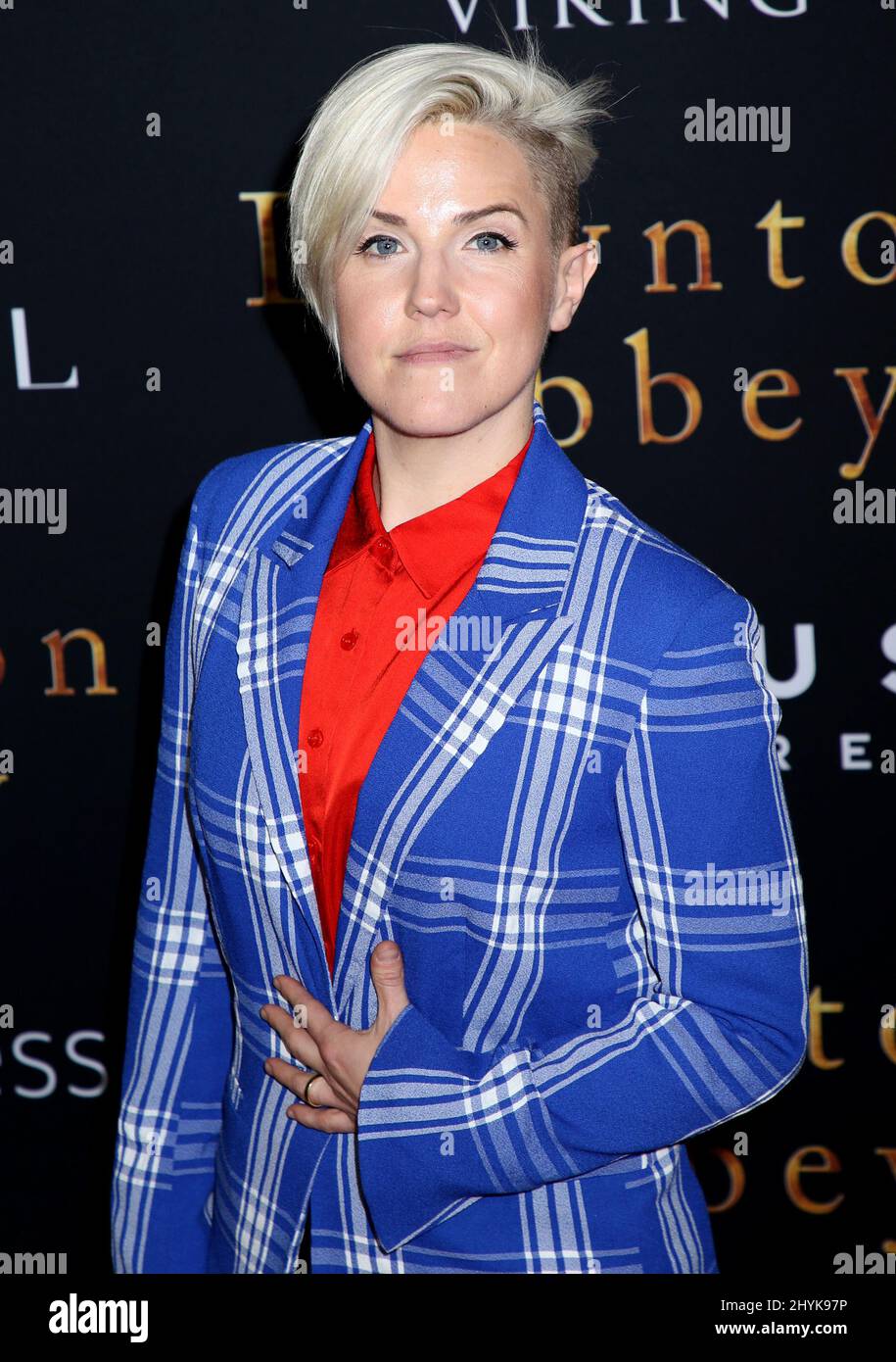 Hannah Hart attending the Downton Abbey Premiere held at Alice Tully ...