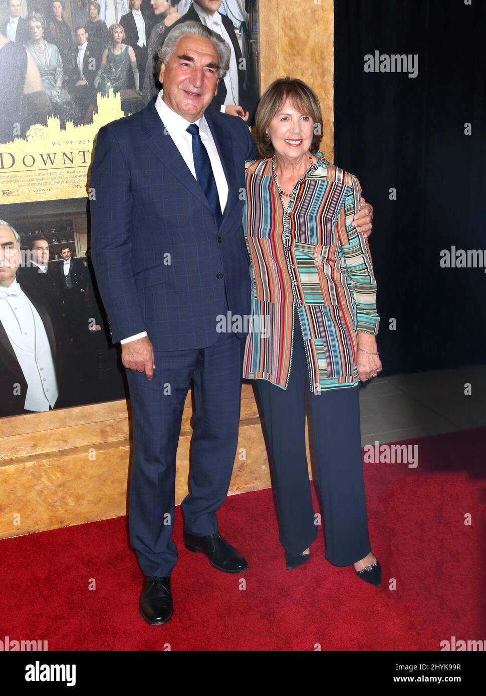 Jim Carter & Penelope Wilton attending the Downton Abbey Premiere held ...