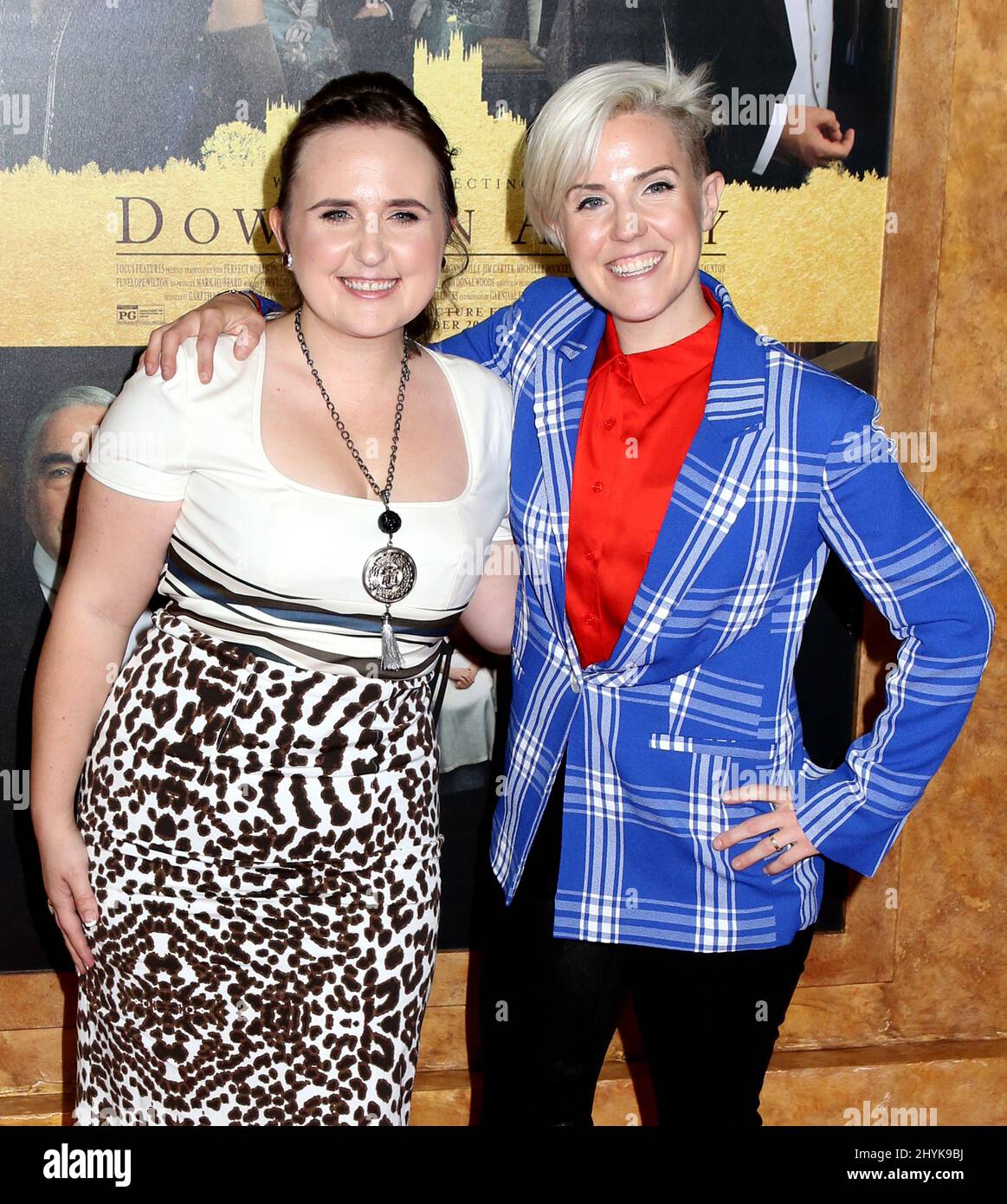 Hannah Hart & wife Ella Mielniczenko attending the Downton Abbey ...