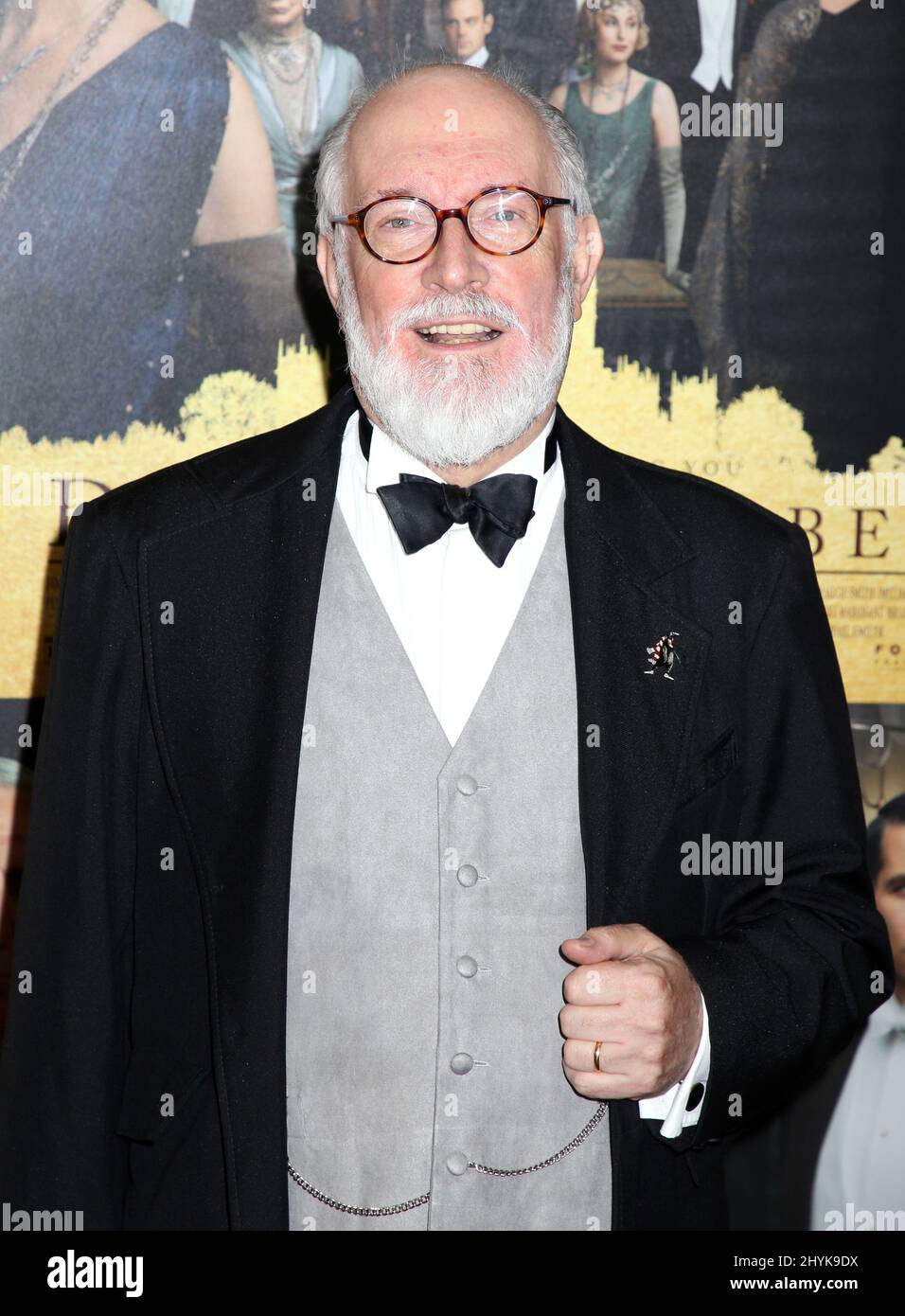 Simon Jones attending the Downton Abbey Premiere held at Alice Tully ...