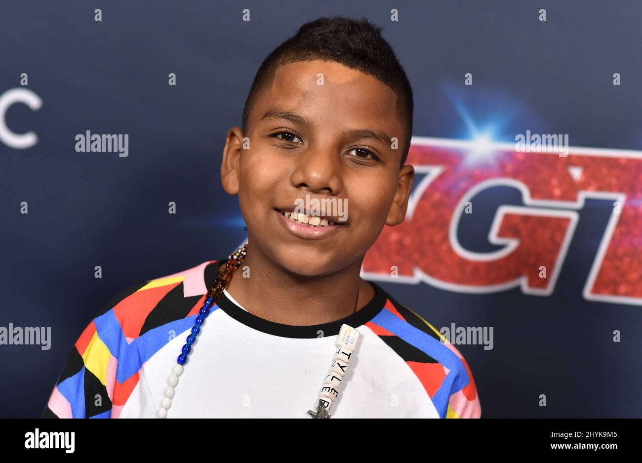 Tyler Butler-Figueroa walks the carpet at the 'America's Got Talent ...