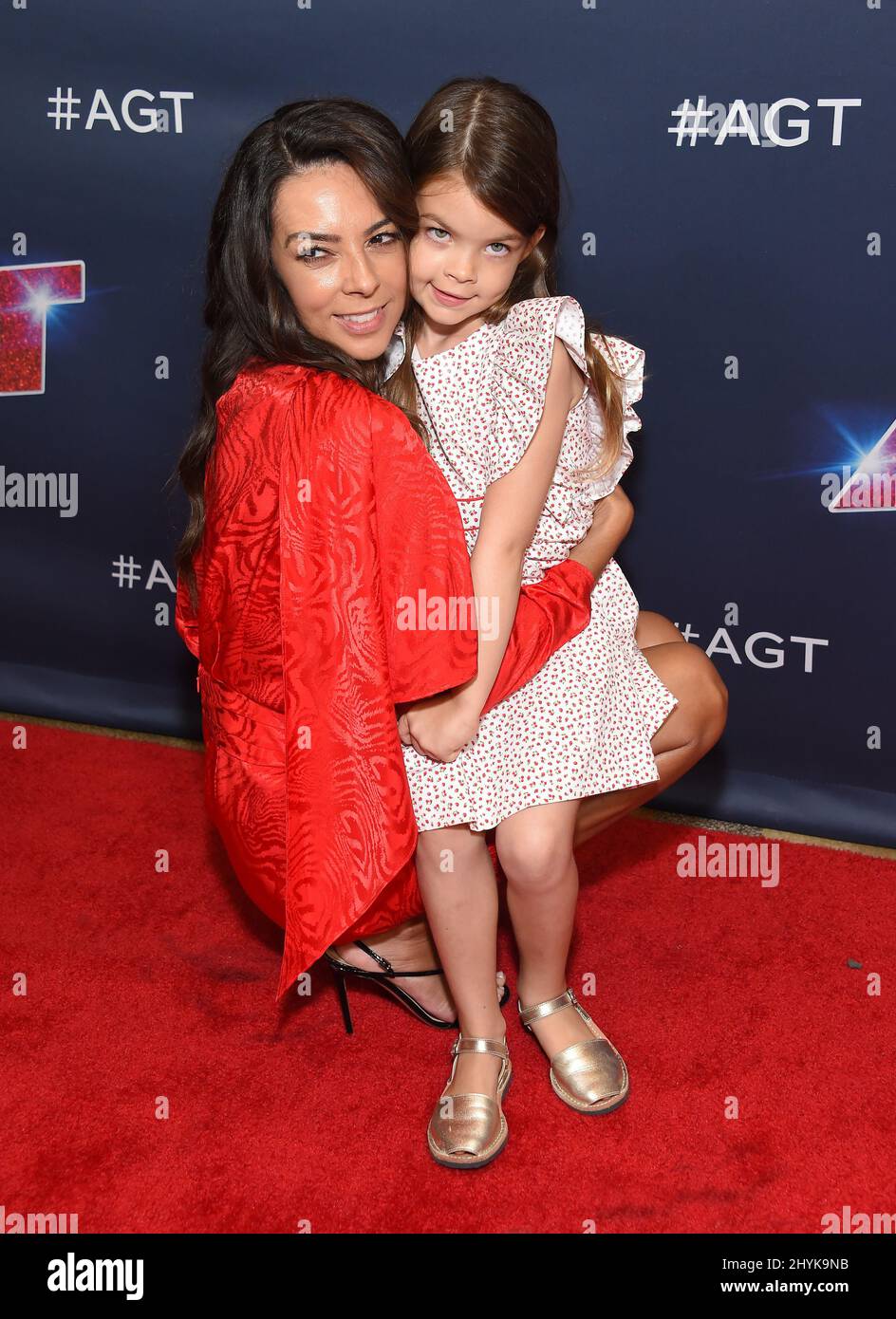 Terri Seymour and Coco Seymour-Mallon walks the carpet at the 'America ...