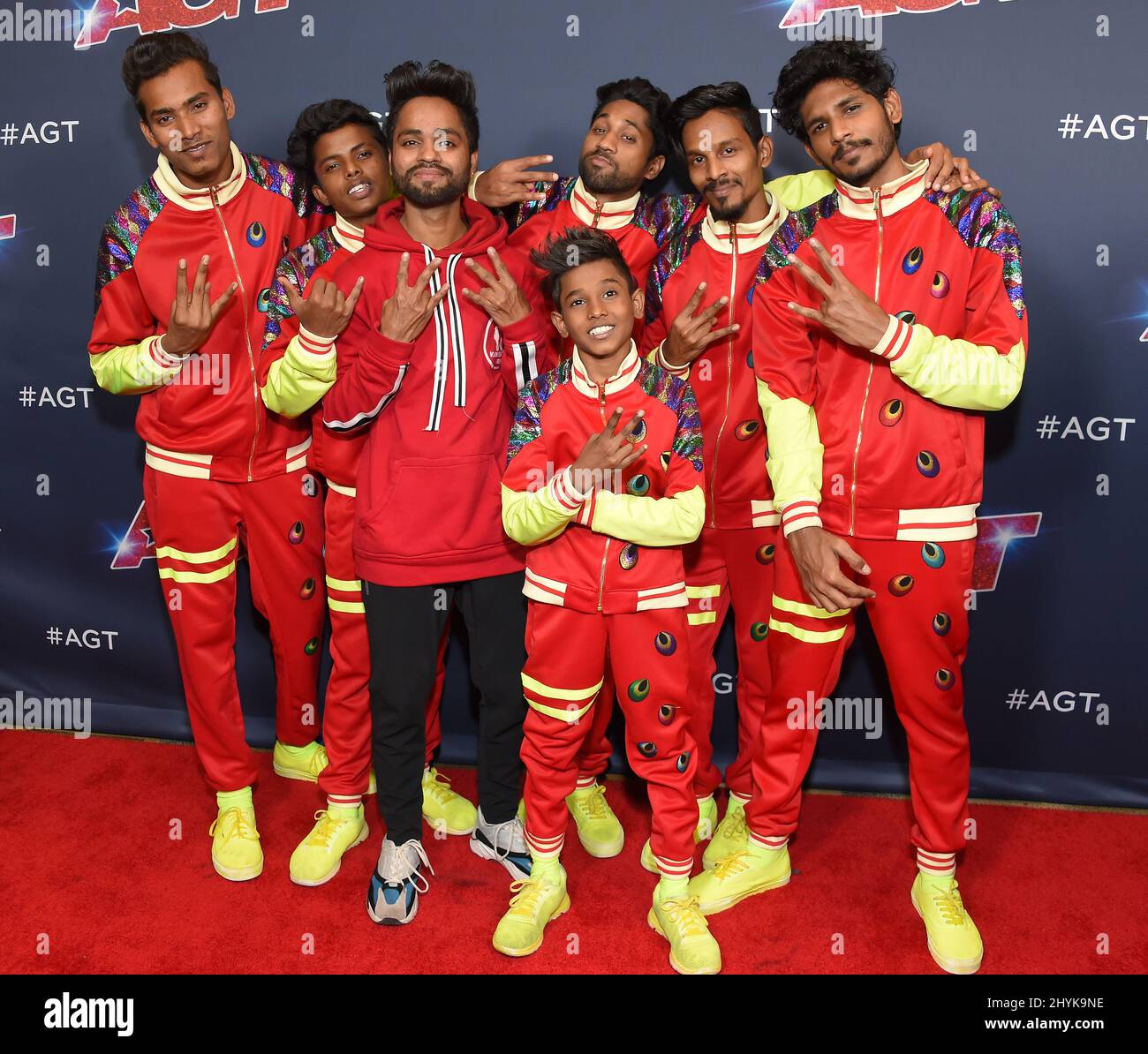 V. Unbeatable walks the carpet at the 'America's Got Talent' Finals at ...
