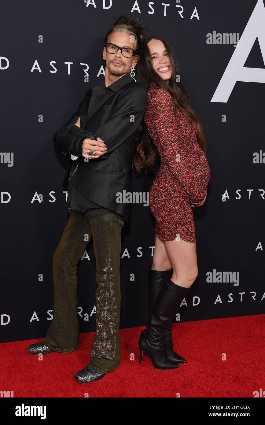 Steven Tyler and Chelsea Tyler arriving to the 'Ad Astra' Special ...