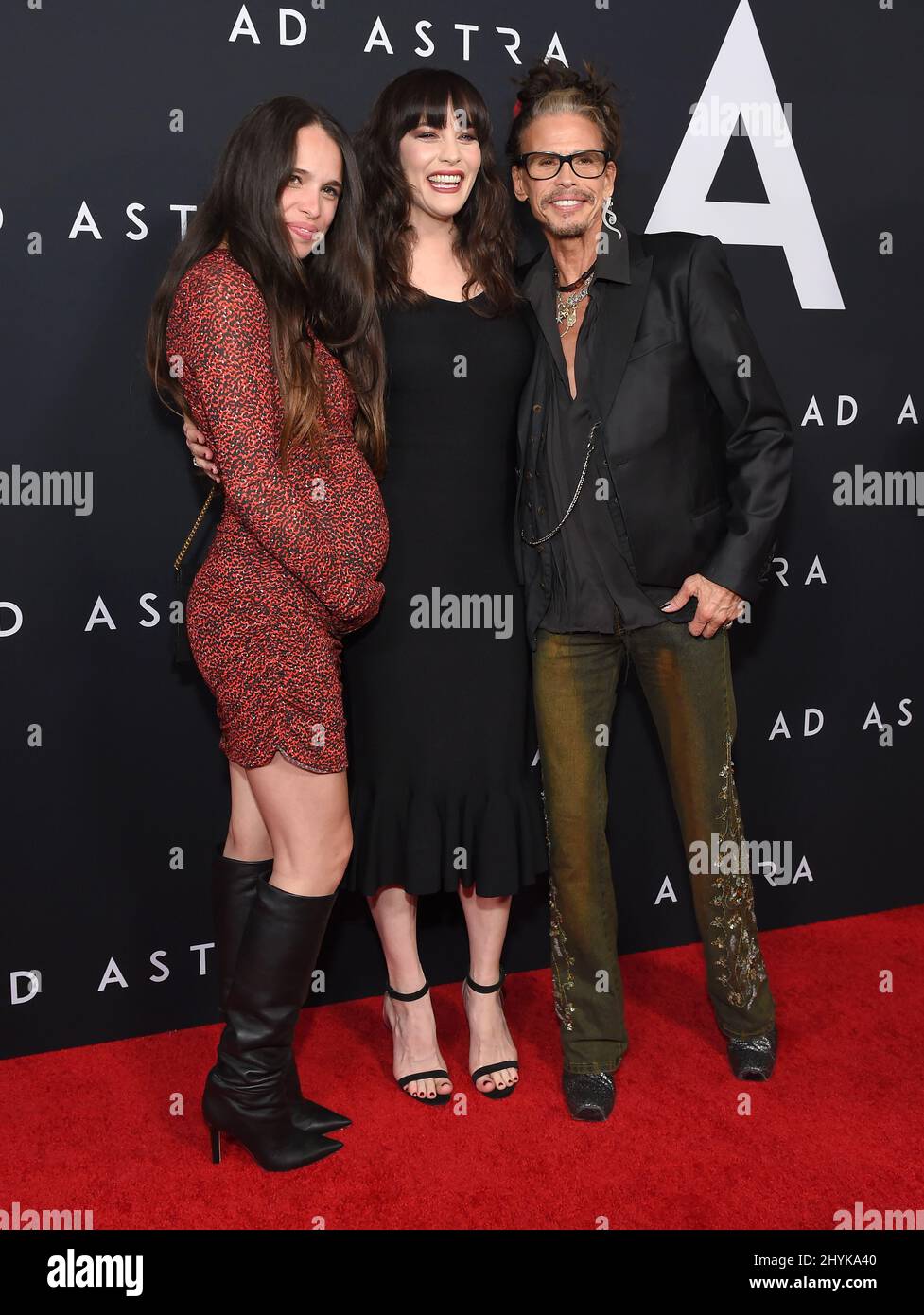 Chelsea Tyler, Liv Tyler and Steven Tyler arriving to the 'Ad Astra ...