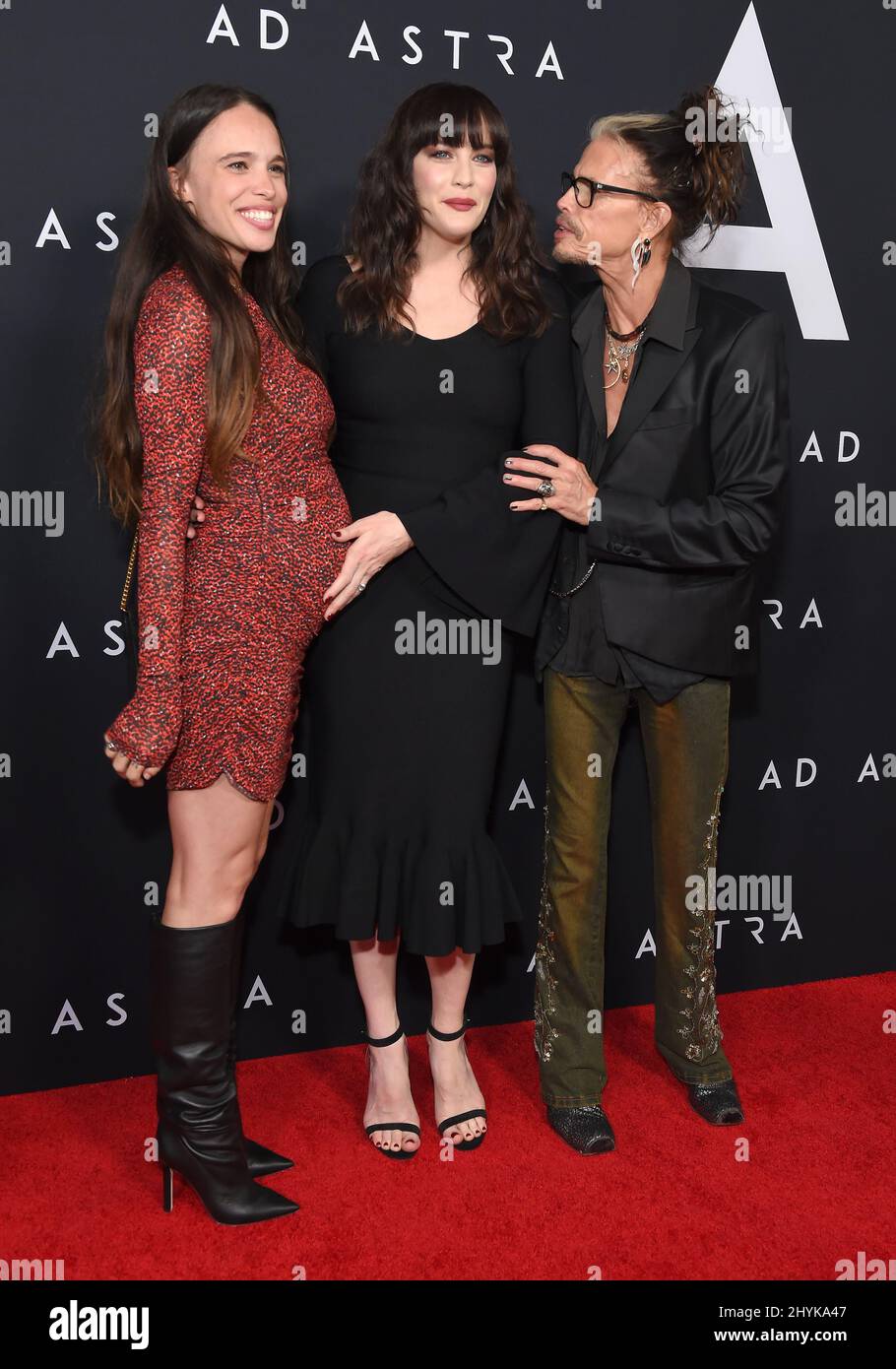 Chelsea Tyler, Liv Tyler and Steven Tyler arriving to the 'Ad Astra ...
