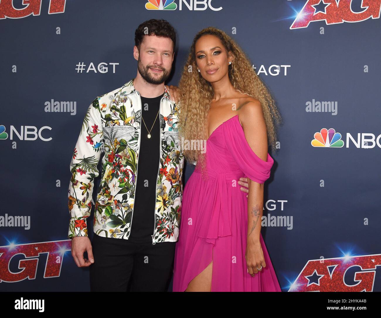 Calum Scott and Leona Lewis at America's Got Talent Season 14 Live Show ...