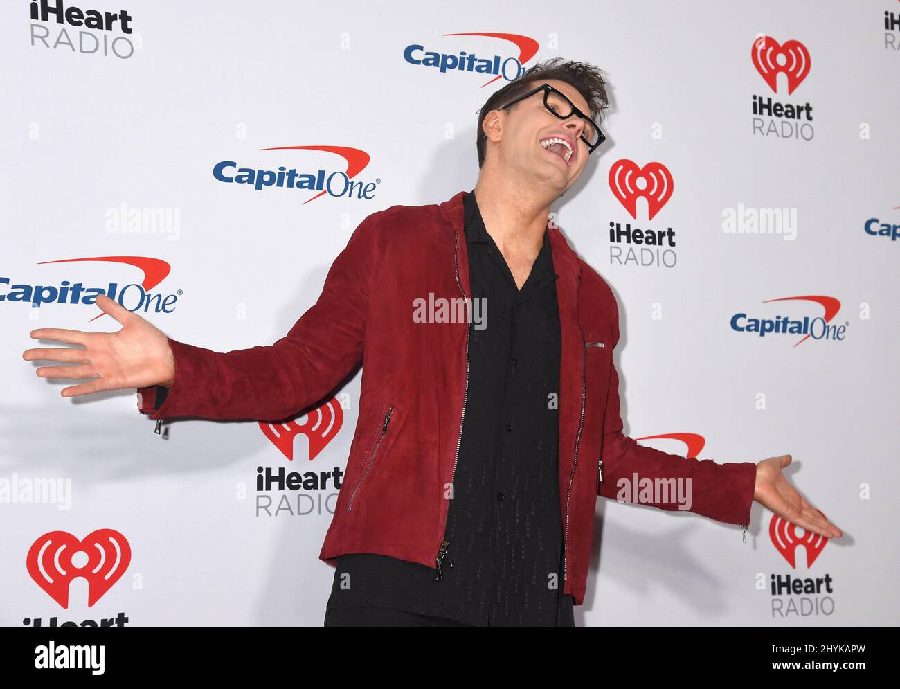 Bobby Bones at the 2019 iHeartRadio Music Festival held at the T-Mobile ...