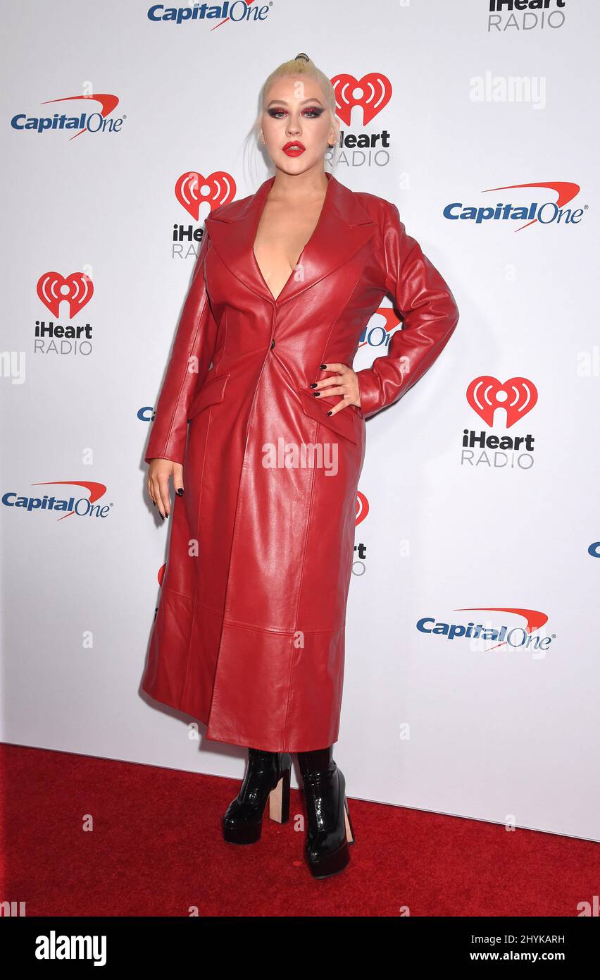 Christina Aguilera at the 2019 iHeartRadio Music Festival held at the T ...