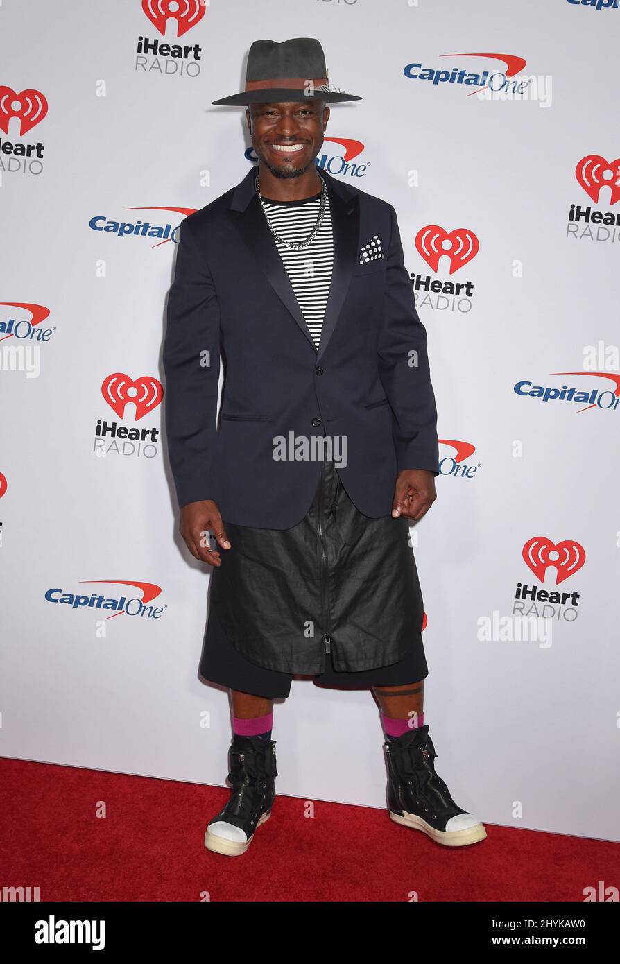 Taye Diggs at the 2019 iHeartRadio Music Festival held at the T-Mobile ...