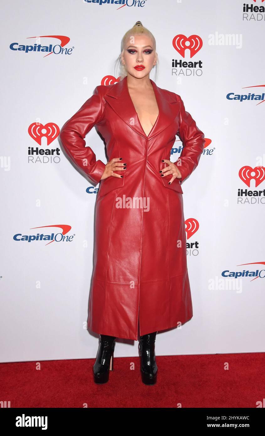 Christina Aguilera at the 2019 iHeartRadio Music Festival held at the T ...