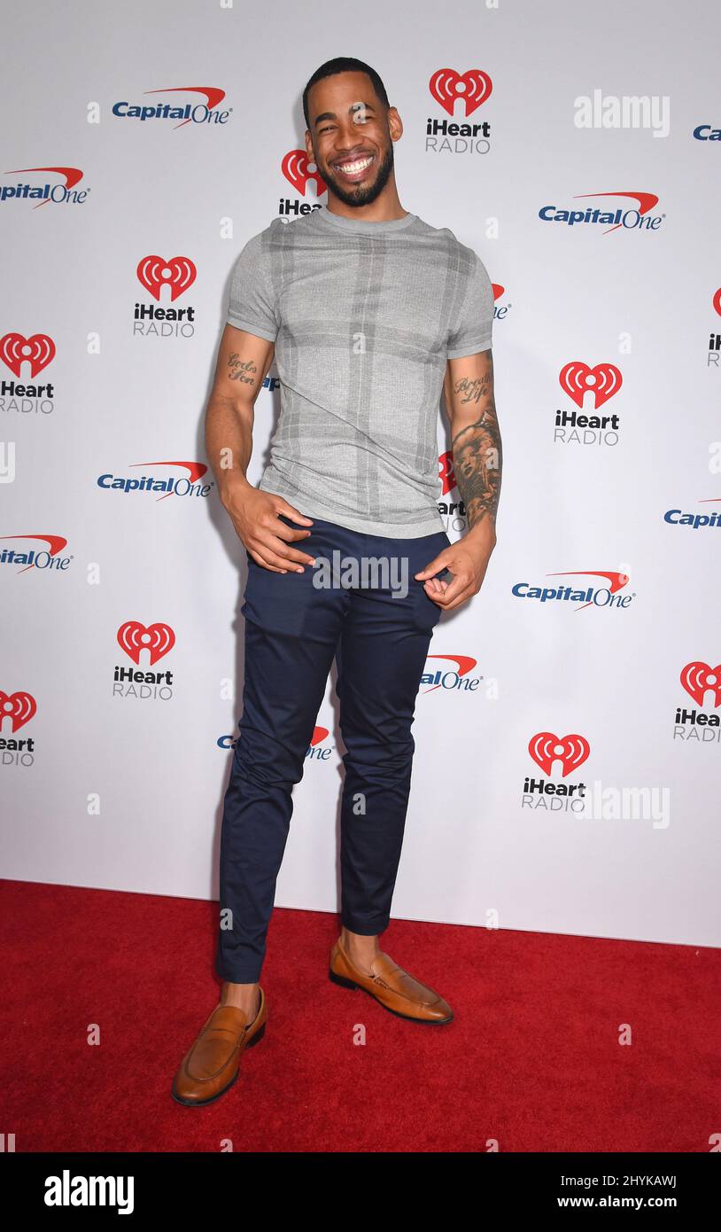 Mike Johnson at the 2019 iHeartRadio Music Festival held at the T ...