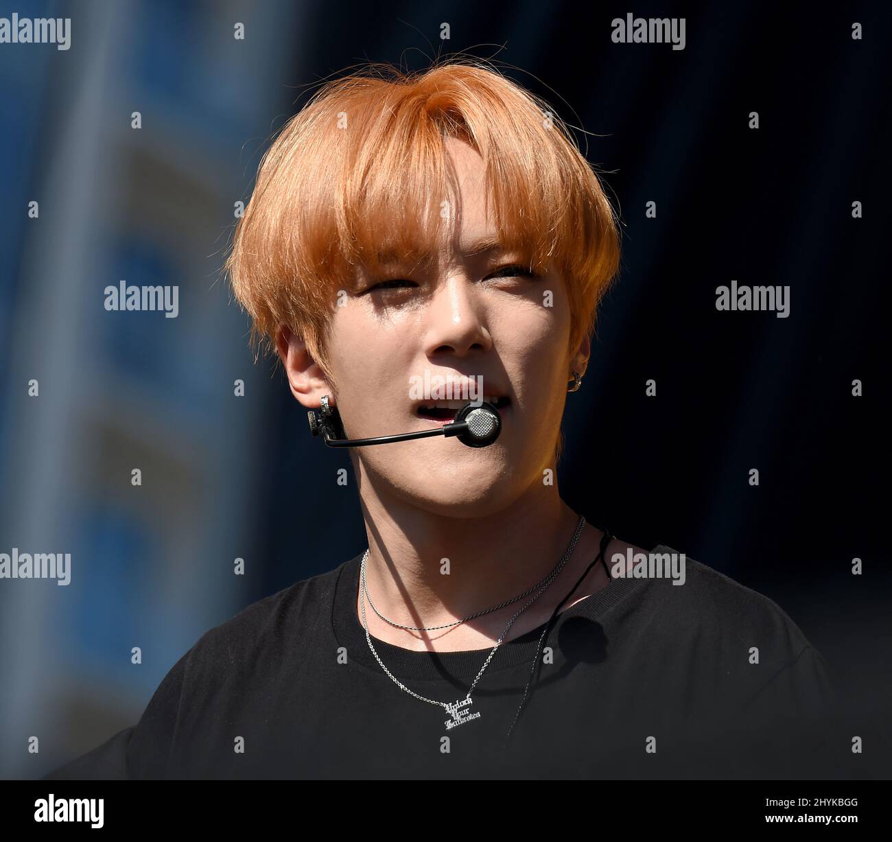 MONSTA X at the 2019 iHeartRadio Music Festival held at the T-Mobile ...