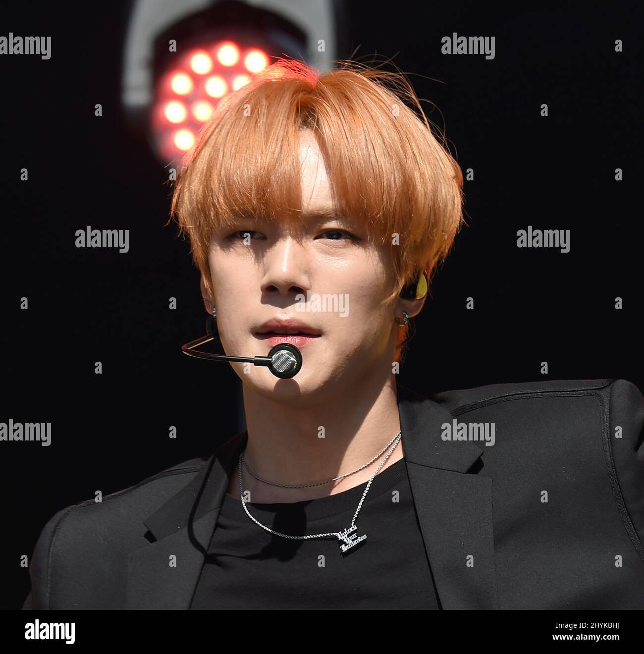 MONSTA X at the 2019 iHeartRadio Music Festival held at the T-Mobile ...