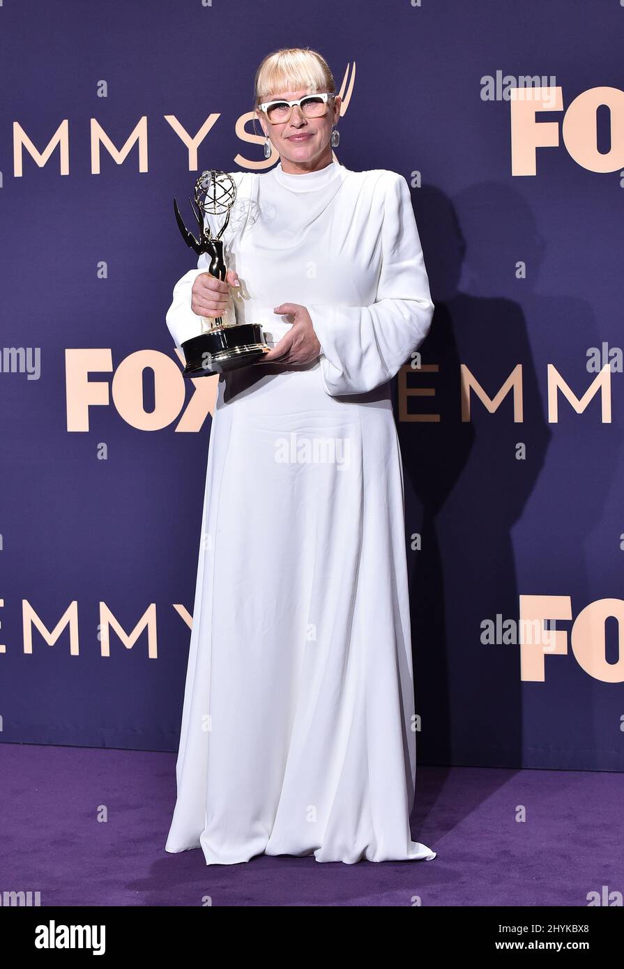 Patricia Arquette in the press room during the 71st Primetime Emmy ...