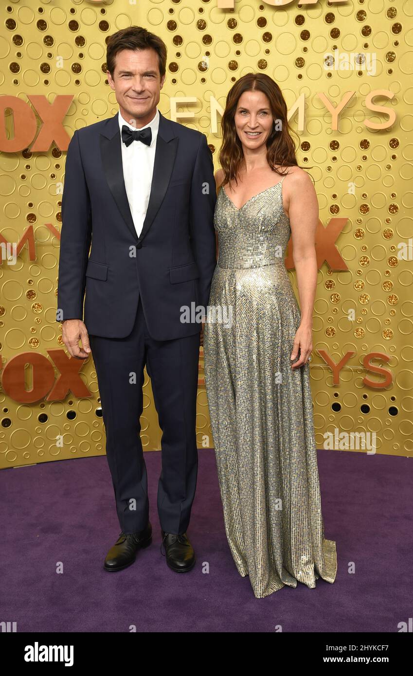 Jason Bateman and Amanda Anka attending the 71st Primetime Emmy Awards ...