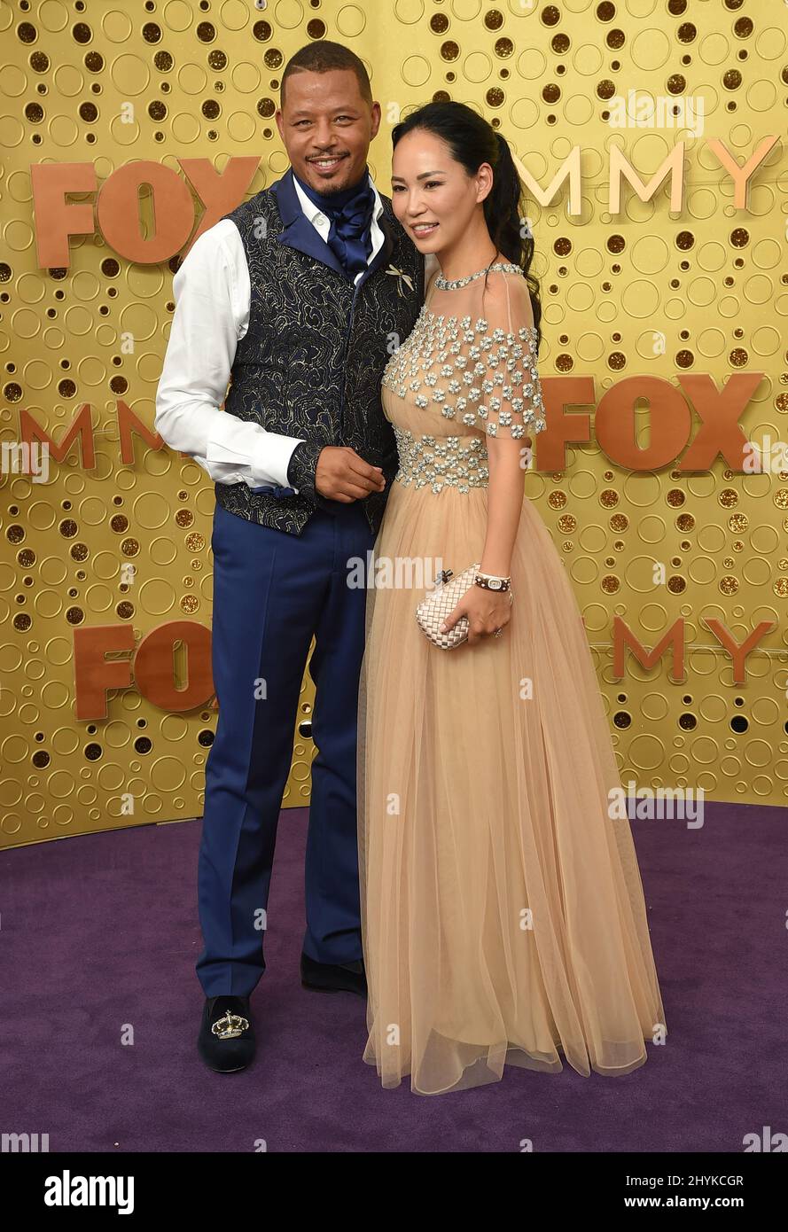 Terrence Howard and Miranda Pak attending the 71st Primetime Emmy ...