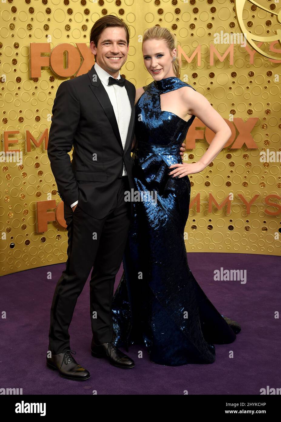 Rachel Brosnahan and Jason Ralph attending the 71st Primetime Emmy ...