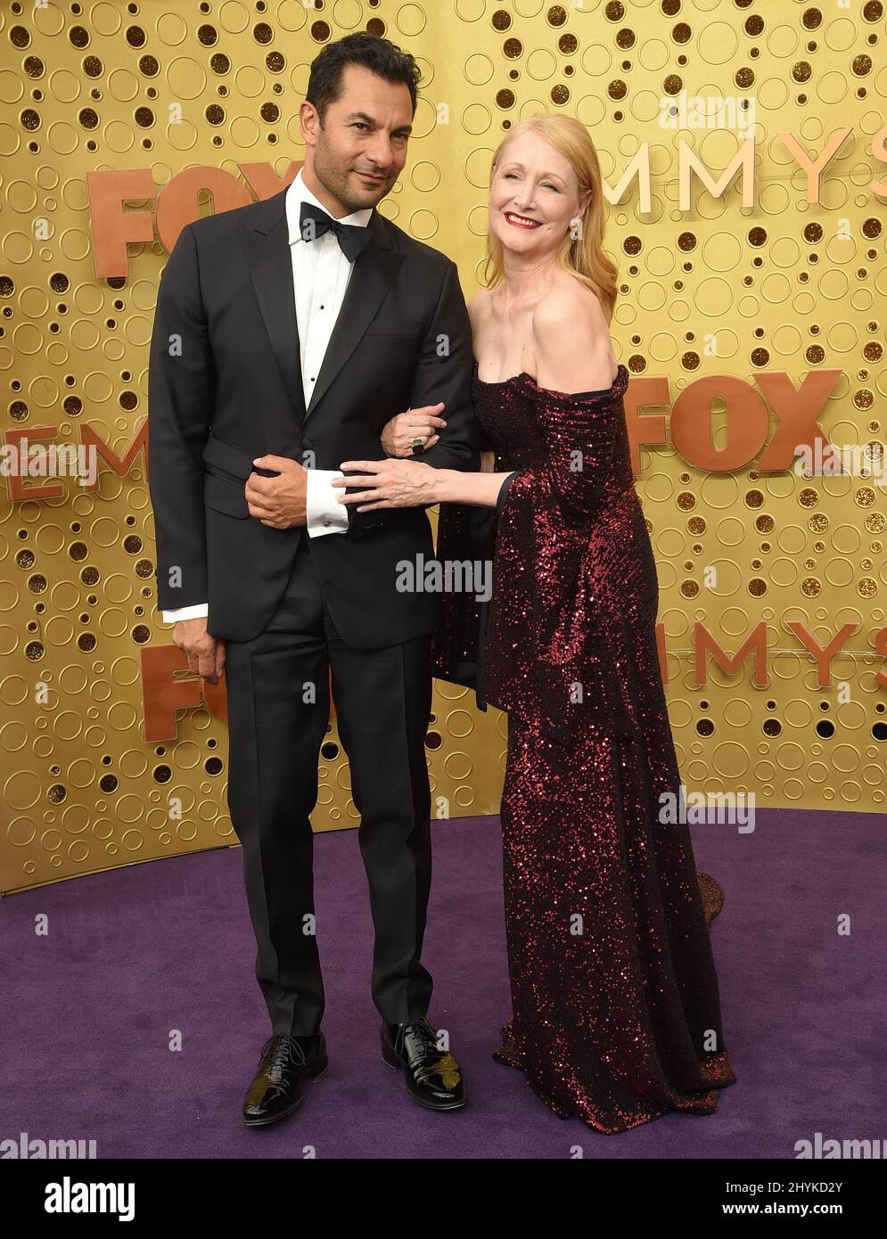 Darwin Shaw and Patricia Clarkson attending the 71st Primetime Emmy ...