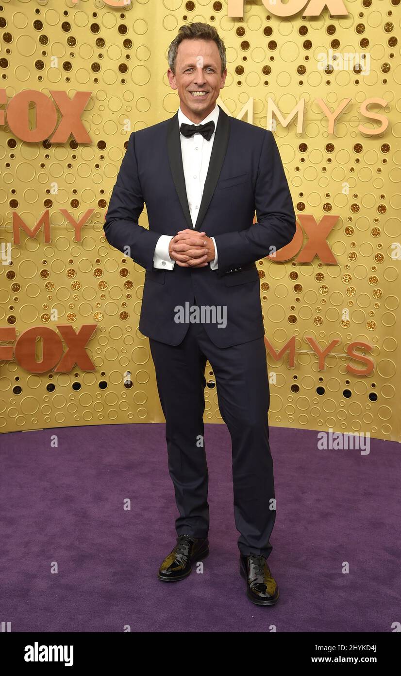 Seth Meyers attending the 71st Primetime Emmy Awards held at the Microsoft Theatre n Los Angeles ...
