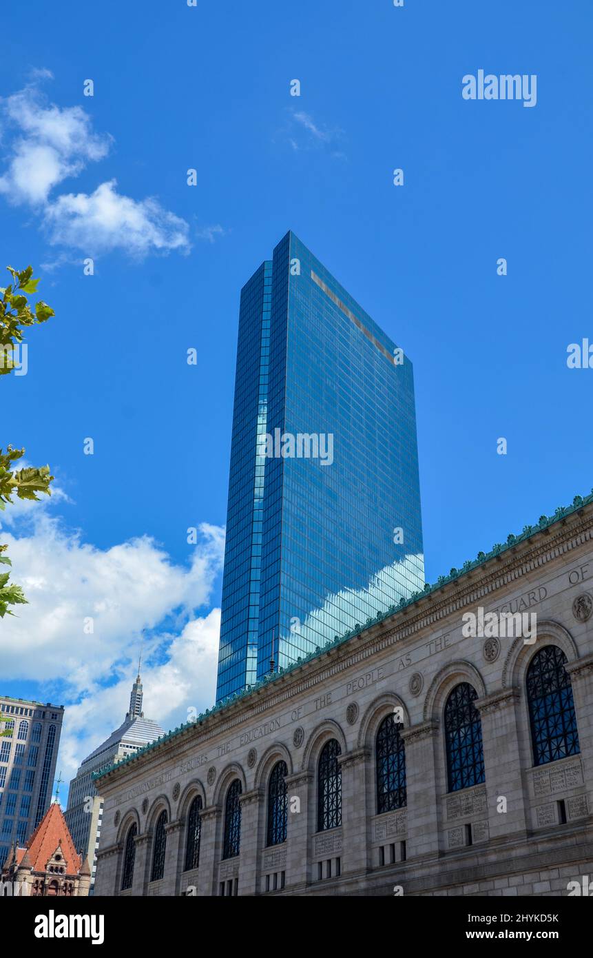 Skyline hancock tower in glass hi-res stock photography and images - Alamy