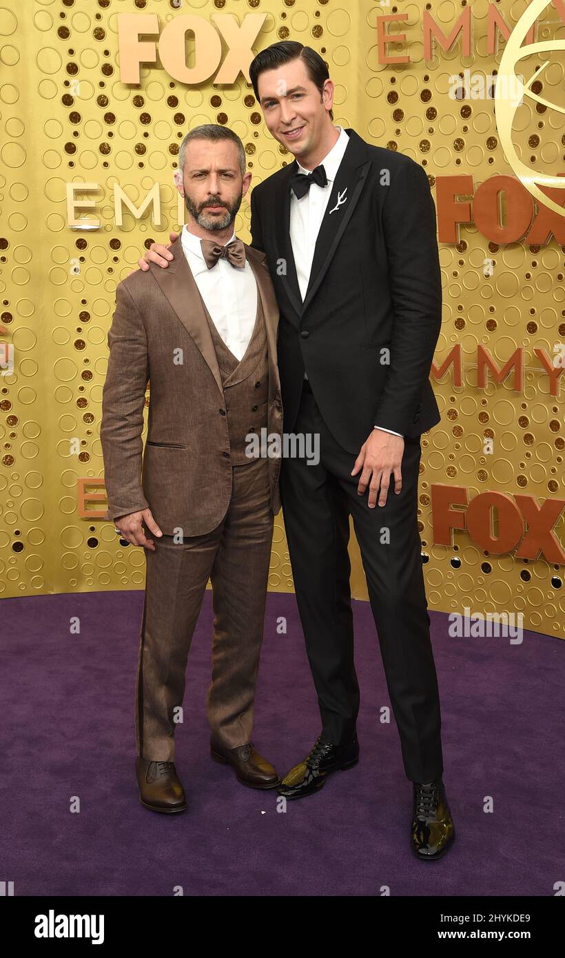 Jeremy Strong and Nicholas Braun attending the 71st Primetime Emmy ...