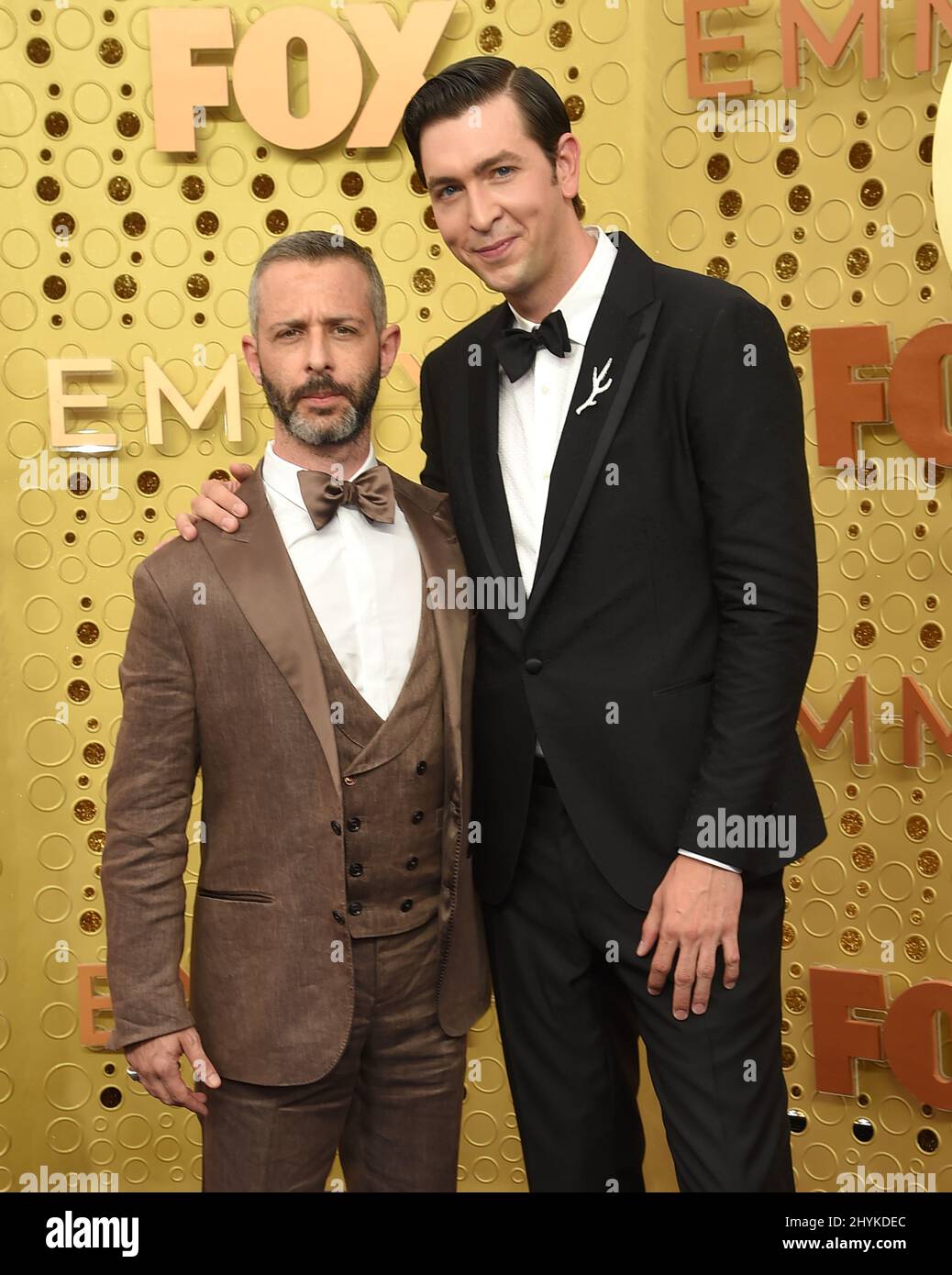 Jeremy Strong and Nicholas Braun attending the 71st Primetime Emmy ...