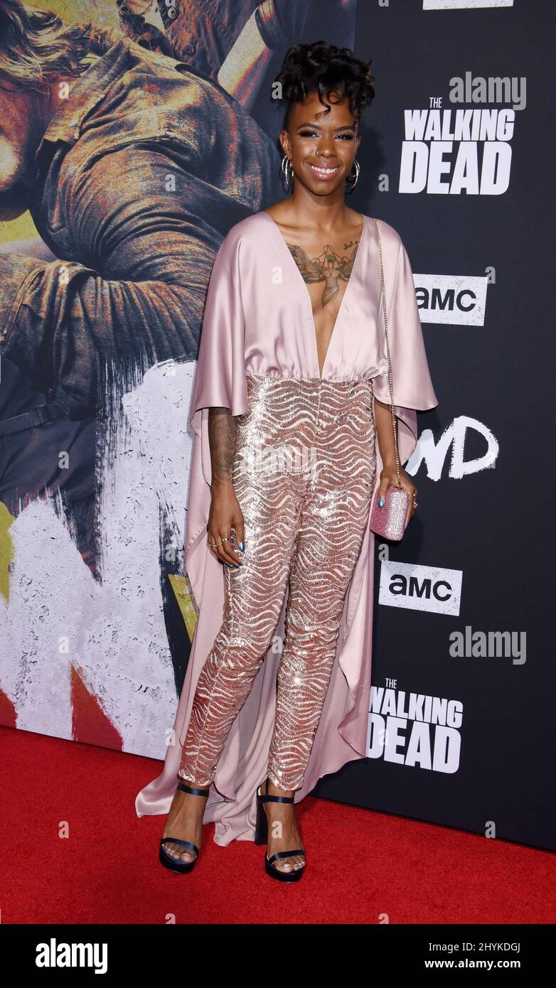Angel Theory at "The Walking Dead" Season 10 Premiere Event held at the ...