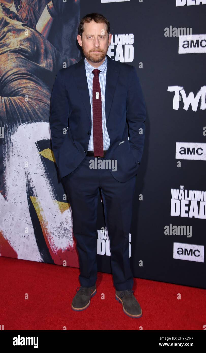 Scott Gimple at "The Walking Dead" Season 10 Premiere Event held at the ...