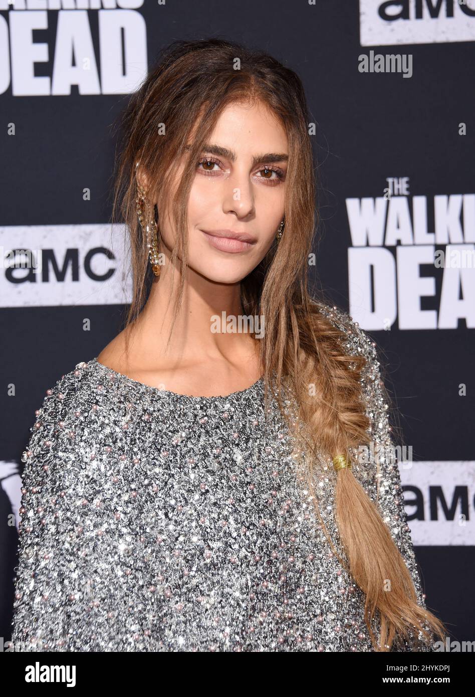 Nadia Hilker at "The Walking Dead" Season 10 Premiere Event held at the ...