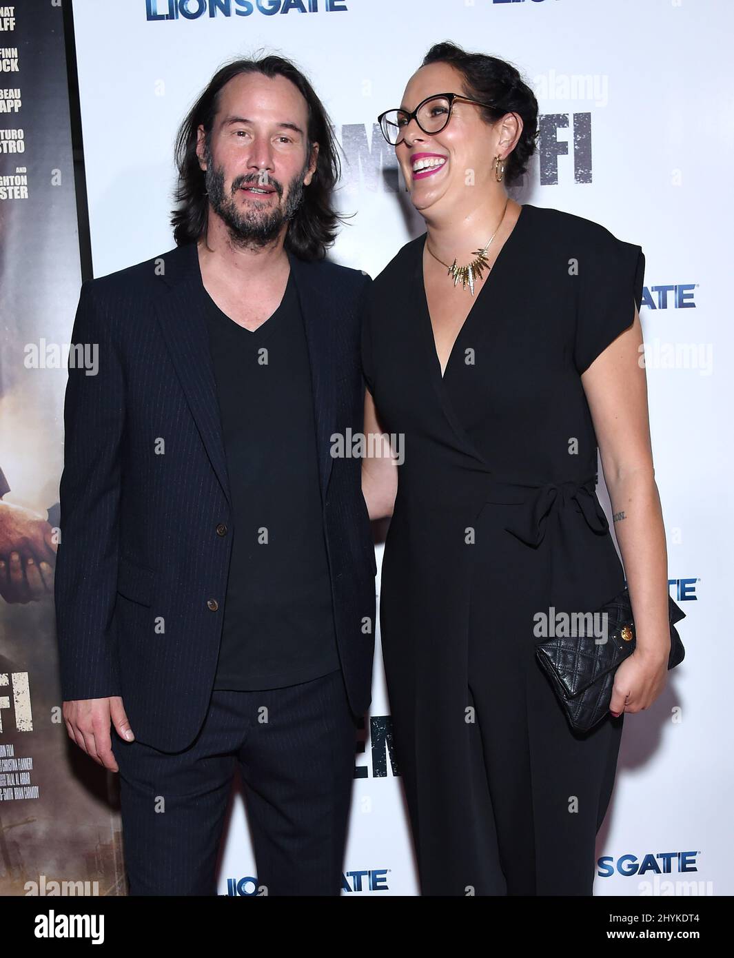 Keanu Reeves and Karina Miller arriving to the 'Semper Fi' Los Angeles ...